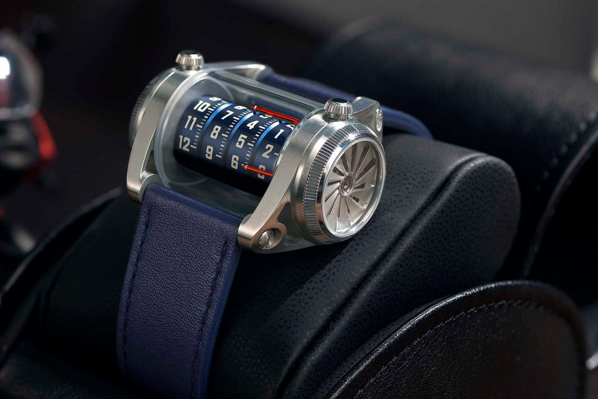 The Cylindrex Silver Cobalt – ANGLES WATCHES