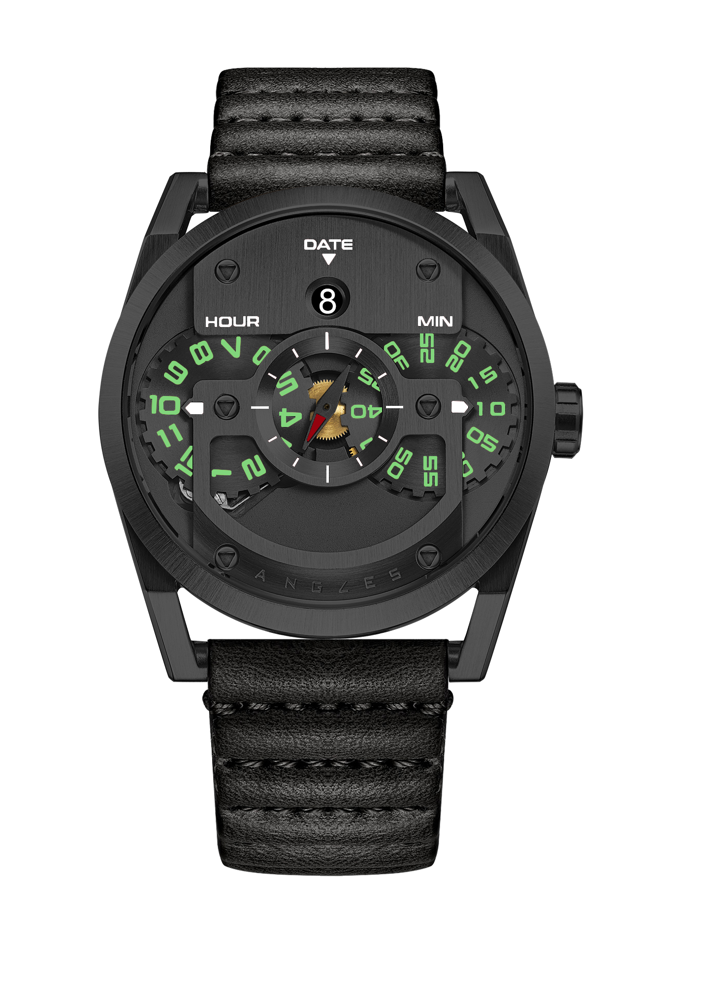 DiscOne Obsidian Black – ANGLES WATCHES