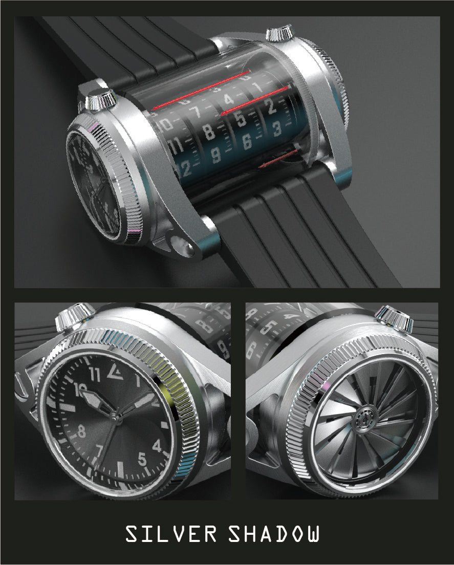 The Cylindrex Silver Shadow – ANGLES WATCHES